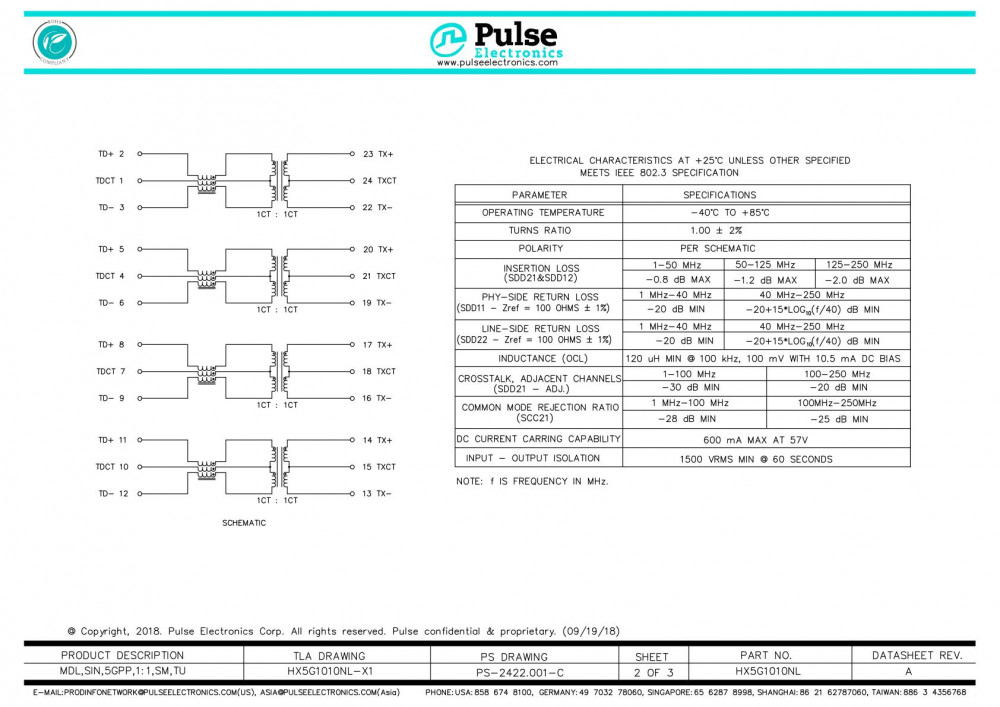 HX5G1010NL datasheet page 2