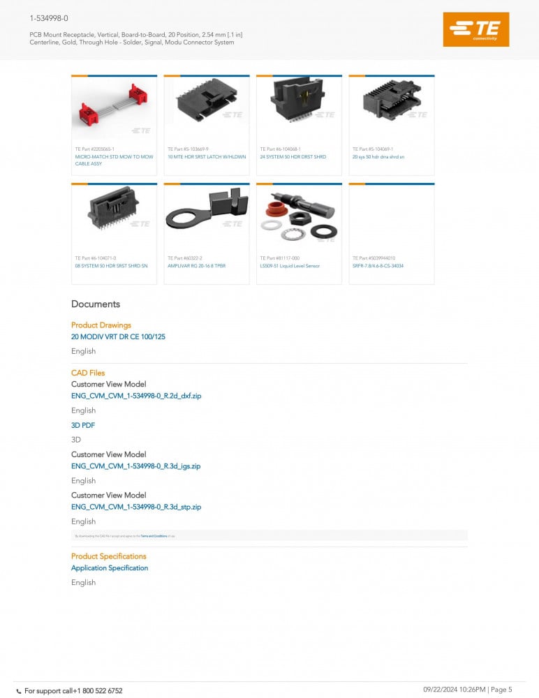 TE 1-534998-0 technical document page 5