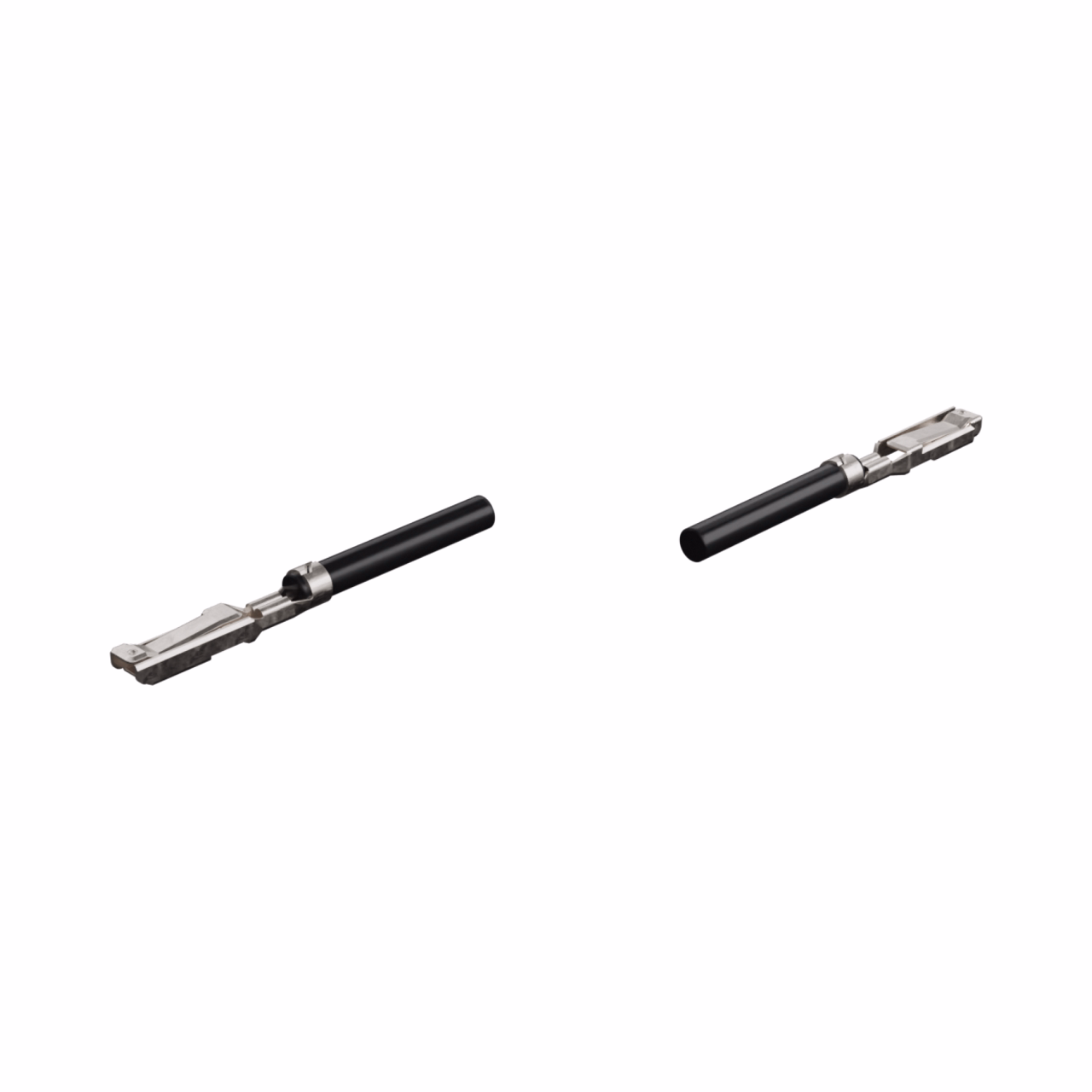 Pre-Crimped Lead Mizu-P25 Female-to-Mizu-P25 Female, Tin (Sn) Plating, 150.00mm Length, 0.50mm² Wire, Black for sale