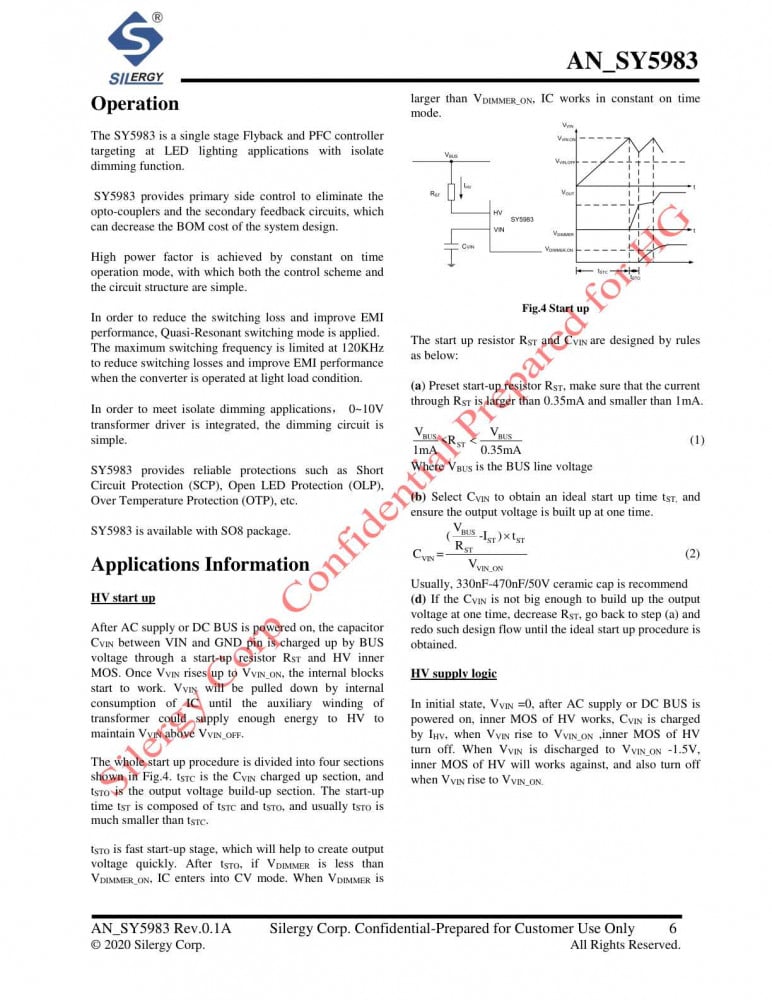 SY5983FAC datasheet page 6