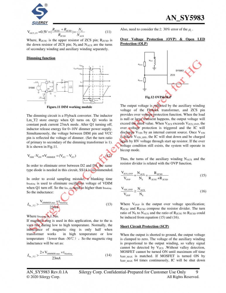 SY5983FAC datasheet page 9