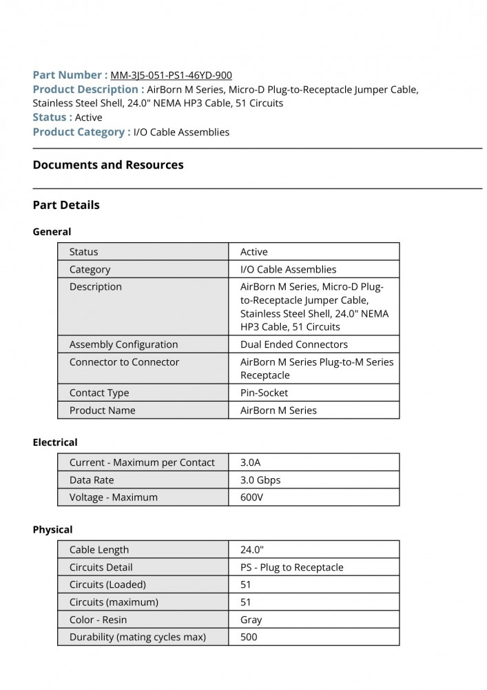 MM-3J5-051-PS1-46YD-900 product document, page 1