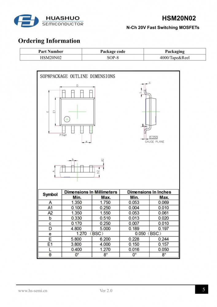 HSM20N02 datasheet page 5
