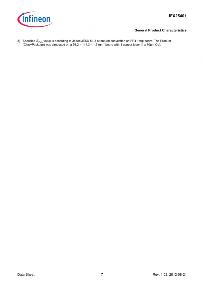 IFX25401 datasheet page 7