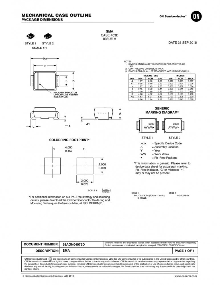 NRVBA340NT3G datasheet page 5