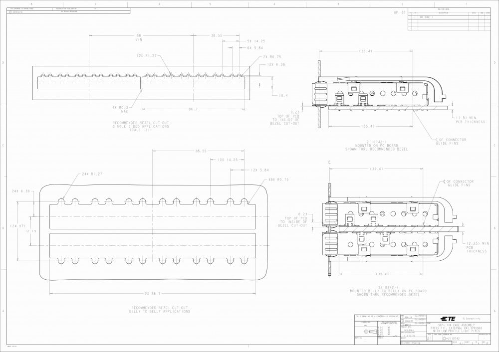 TE Connectivity 2110742-1 drawing page 2