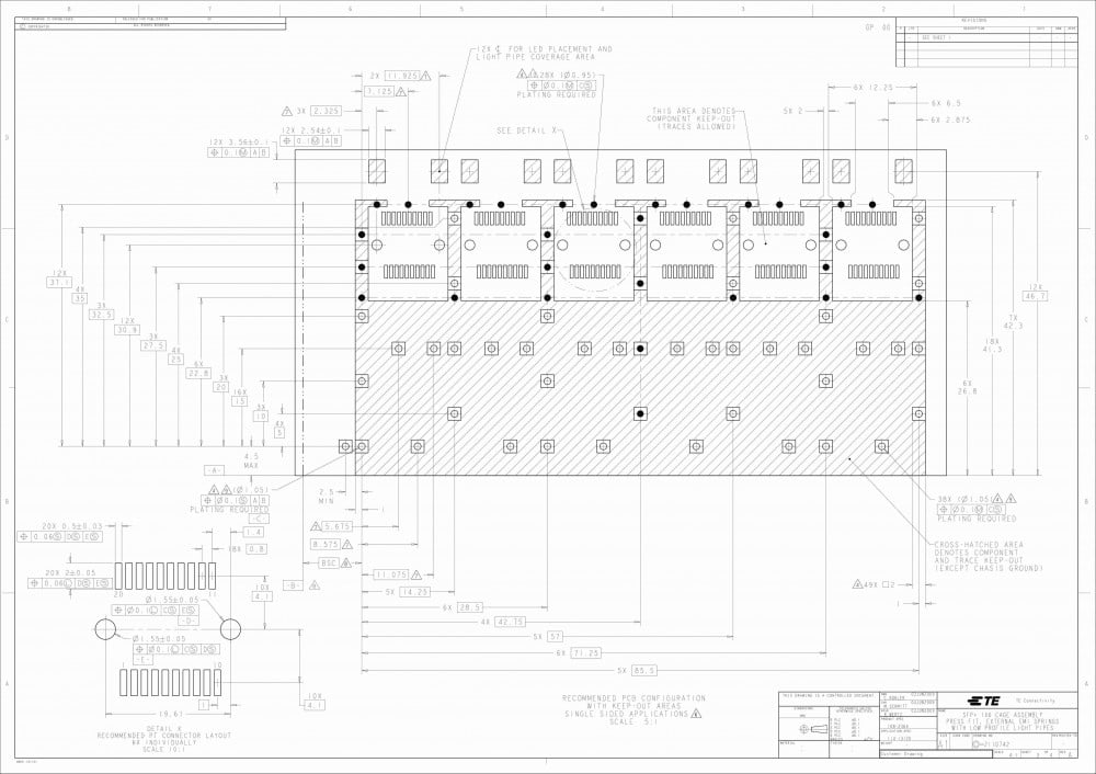 TE Connectivity 2110742-1 drawing page 3