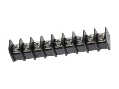 9.53mm Pitch Beau PCB Terminal Strip, without Mounting Ends, 9 Circuits for sale