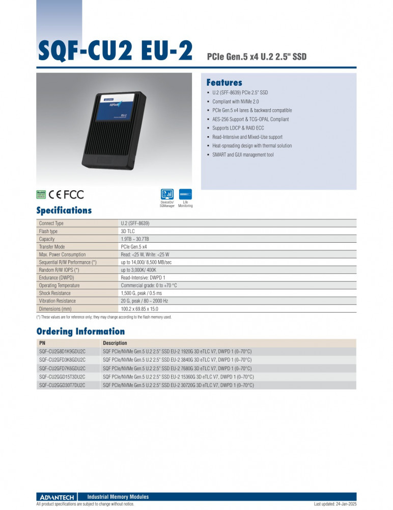 SQF-CU2 EU-2 product document preview
