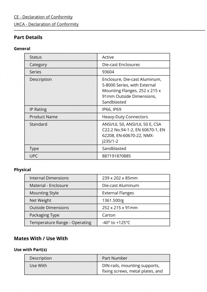MOLEX 936040063 technical document image 2