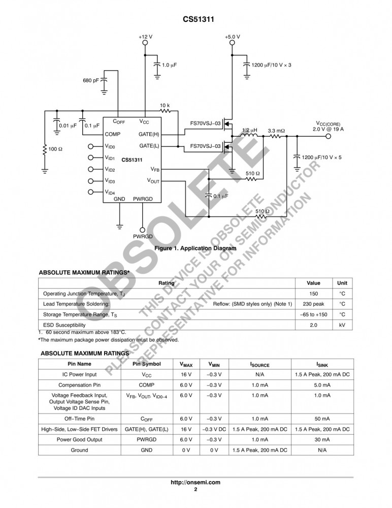 CS51311 datasheet page 3