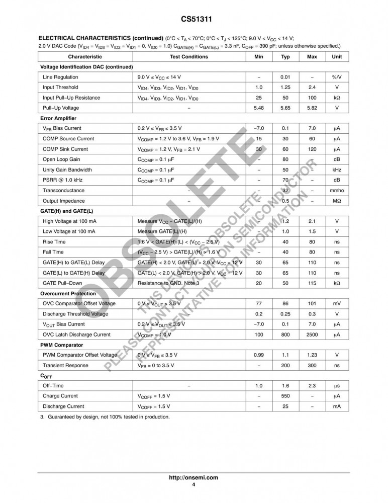 CS51311 datasheet page 5