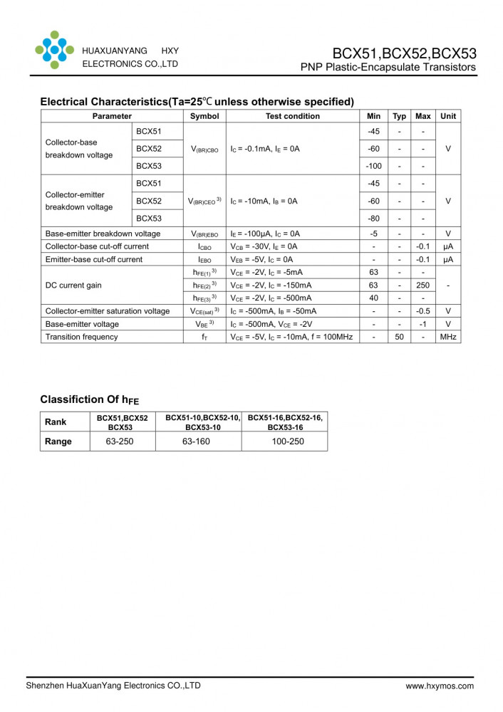 BCX53-16 datasheet page 2