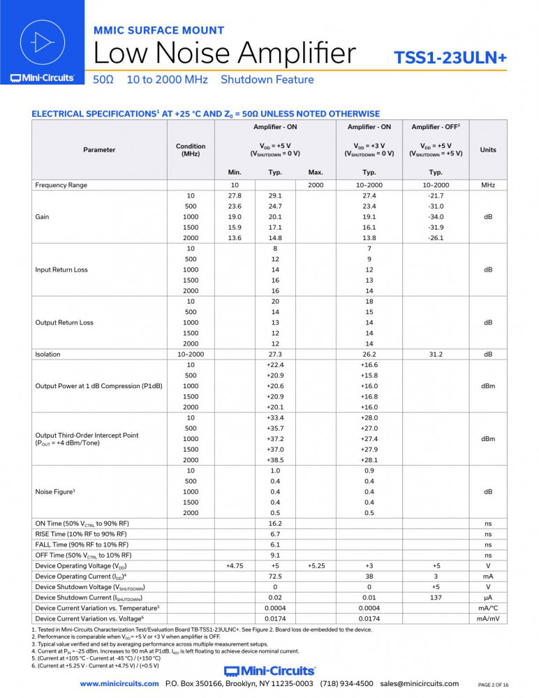 TSS1-23ULN+ document page 2