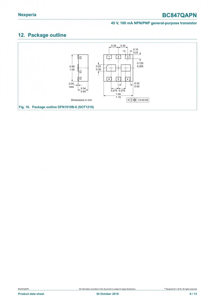 BC847QAPNZ datasheet page 9