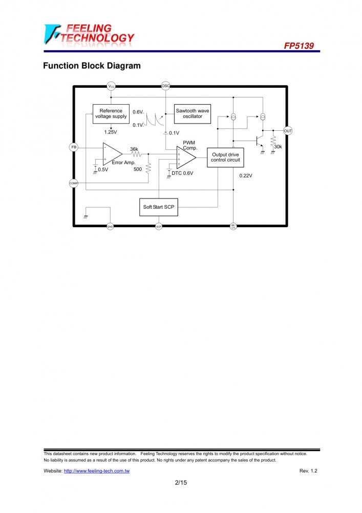 FP5139BWR-LF datasheet page 2