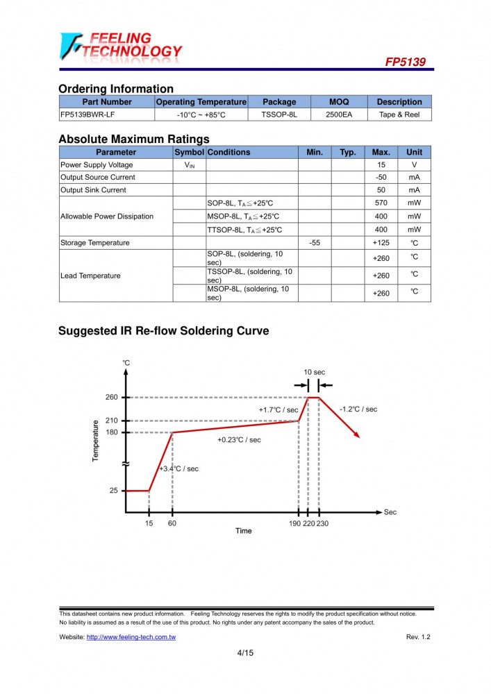 FP5139BWR-LF datasheet page 4