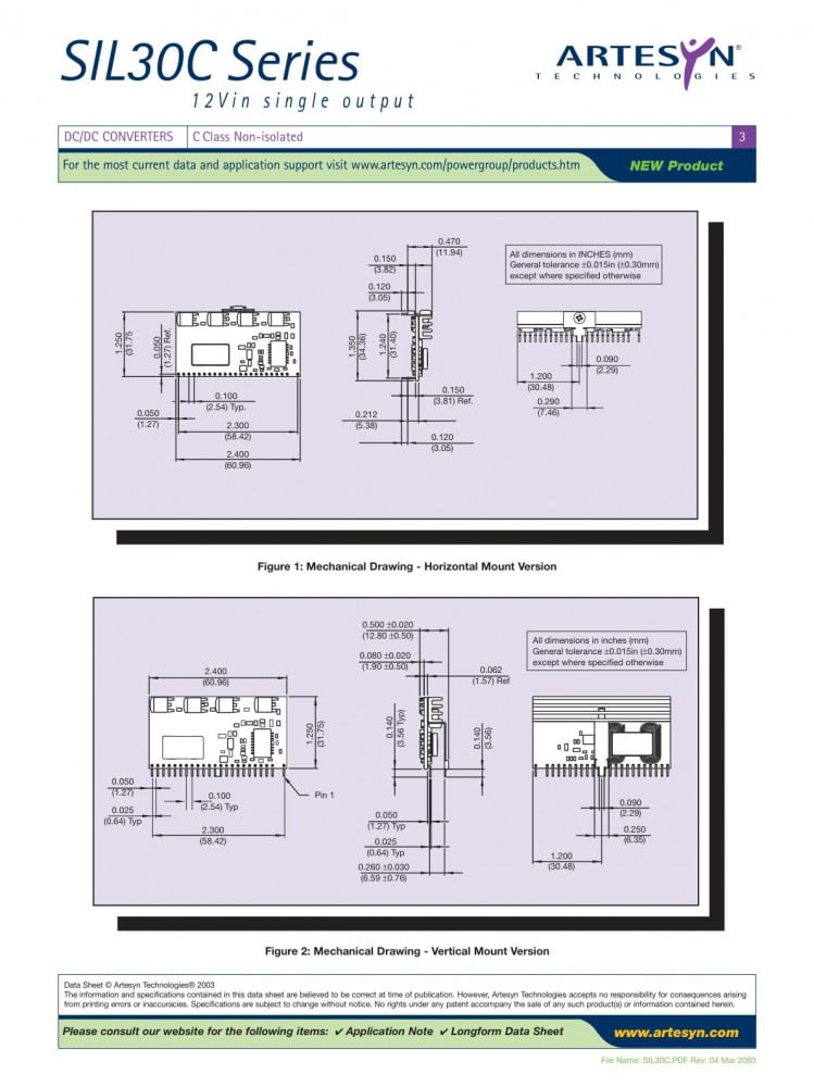SIL30C-12SADJ-V datasheet page 3