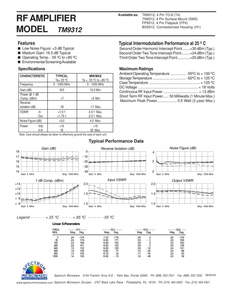 TM9312 technical document page preview
