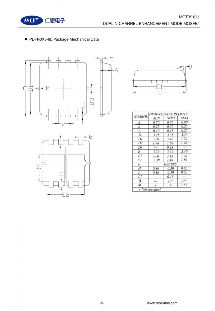 MOT3910J datasheet page 5