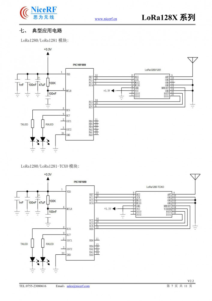 LORA1281-TCXO datasheet page 7