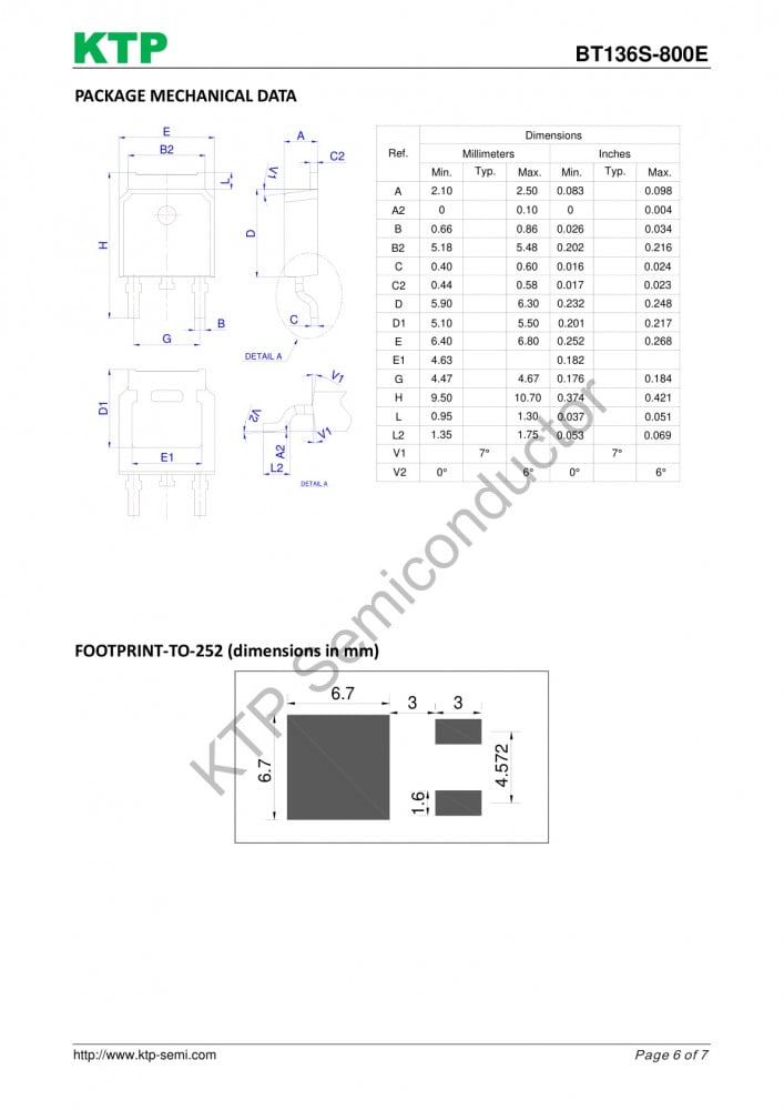 BT136S-800E datasheet page 6