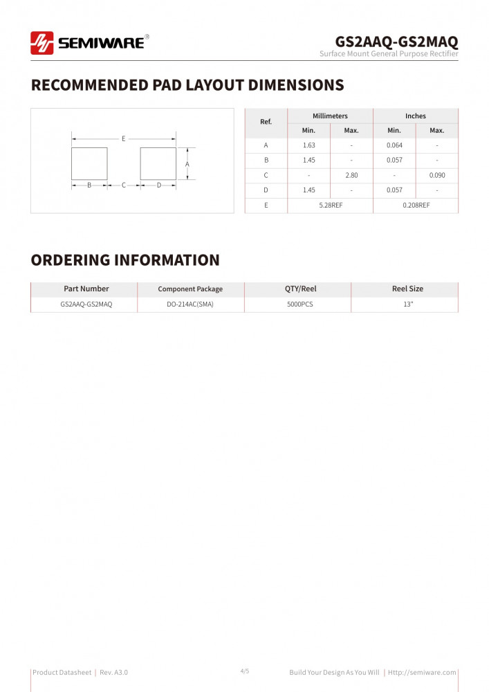 SEMIWARE GS2DAQ datasheet page 4