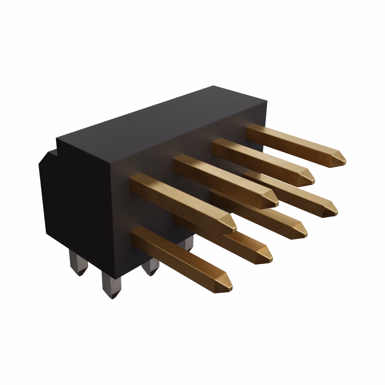 2.00mm Pitch Milli-Grid Header, Right-Angle, Through Hole, 4 Circuits, 2.54µm Tin (Sn) Plating, Mating Pin Length 6.00mm, Tail Length 2.90mm, Tray, Lead-Free