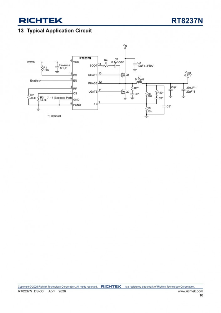 RT8237 technical document page 10