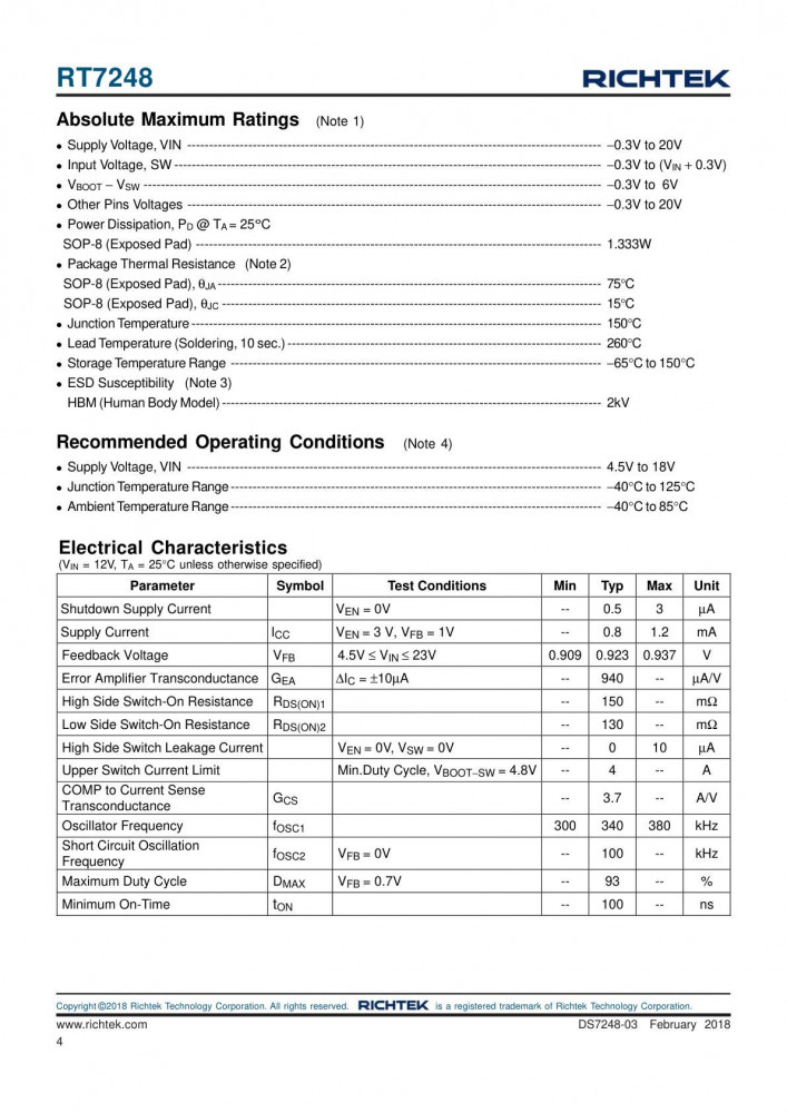 RT7248 technical document, page 4