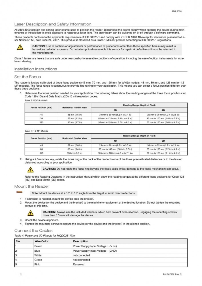 ABR3000 technical document page 2