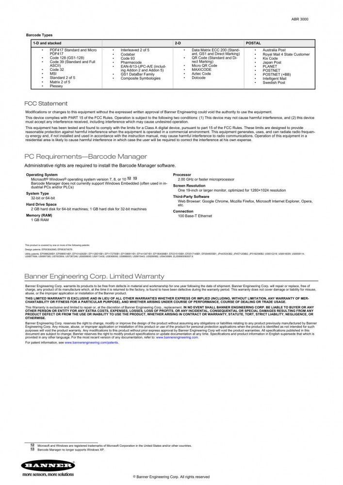 ABR3000 technical document page 8