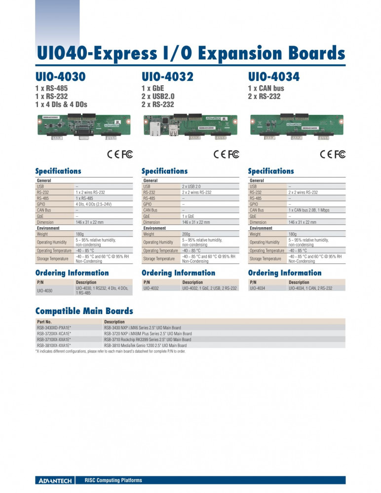 RSB-3810 product documentation page 3
