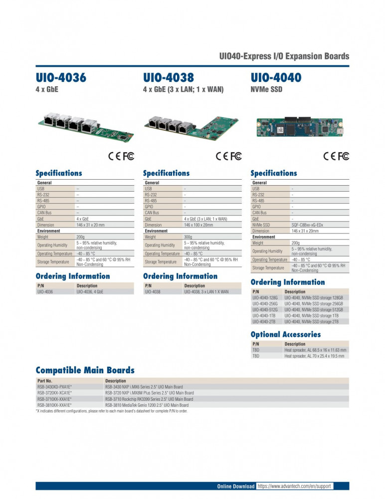 RSB-3810 product documentation page 4