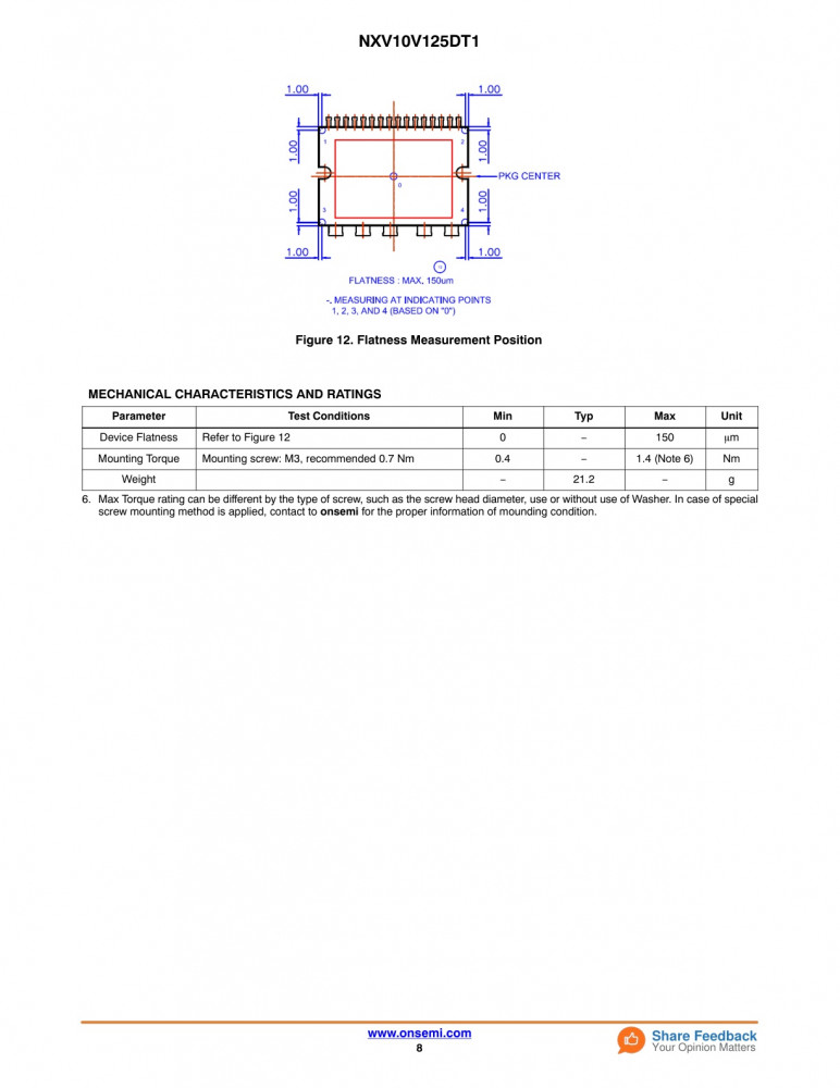NXV10V125DT1 datasheet page 8