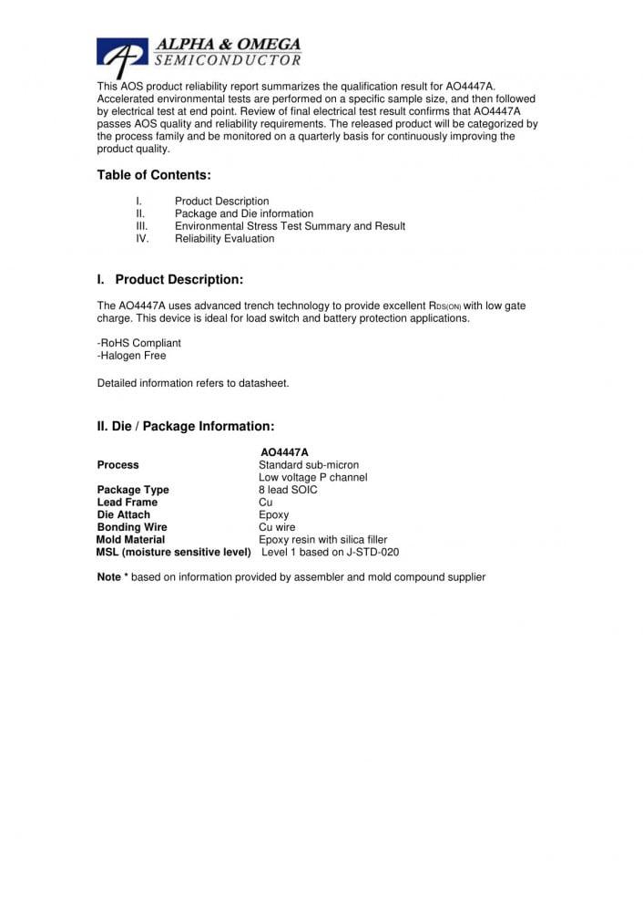AO4447A datasheet page 10