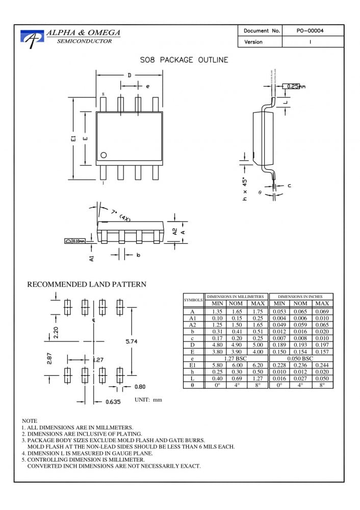 AO4447A datasheet page 7