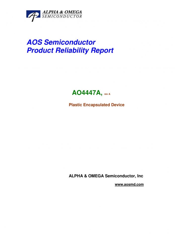 AO4447A datasheet page 9