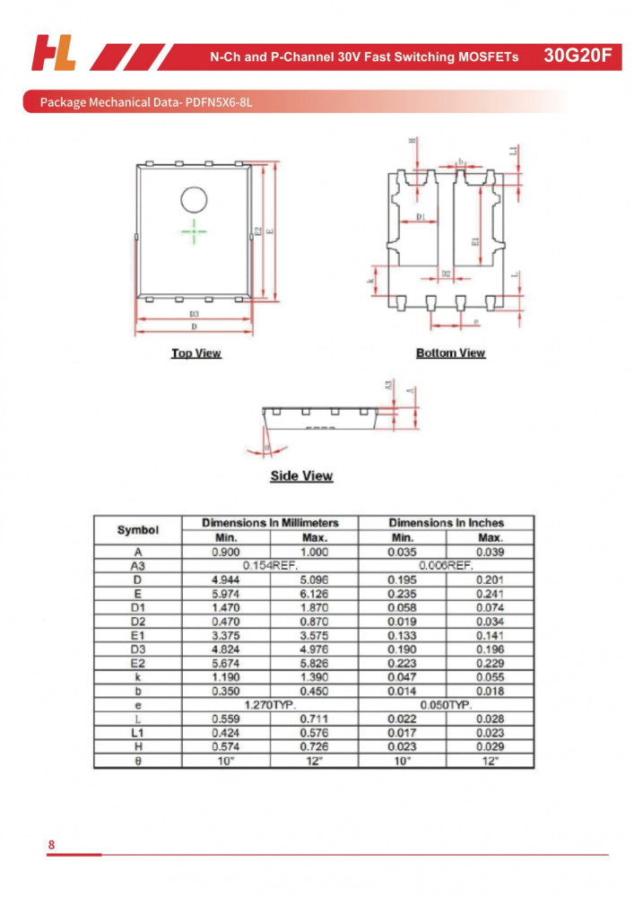 30G20F datasheet page 8