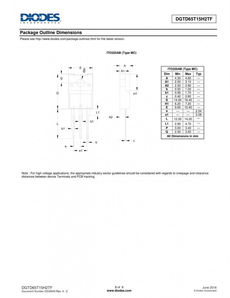 DGTD65T15H2TF datasheet page 8