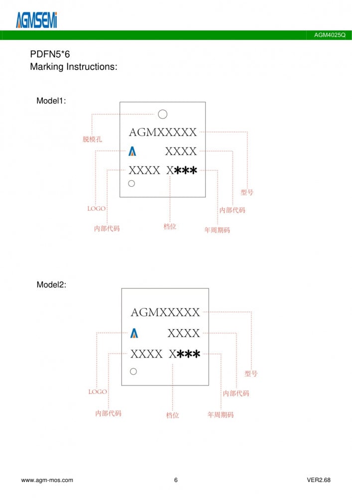 AGM4025Q datasheet page 6