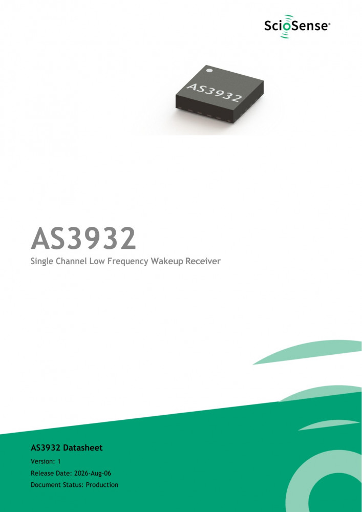 AS3932 document page 1
