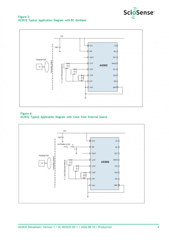 AS3932 document page 4