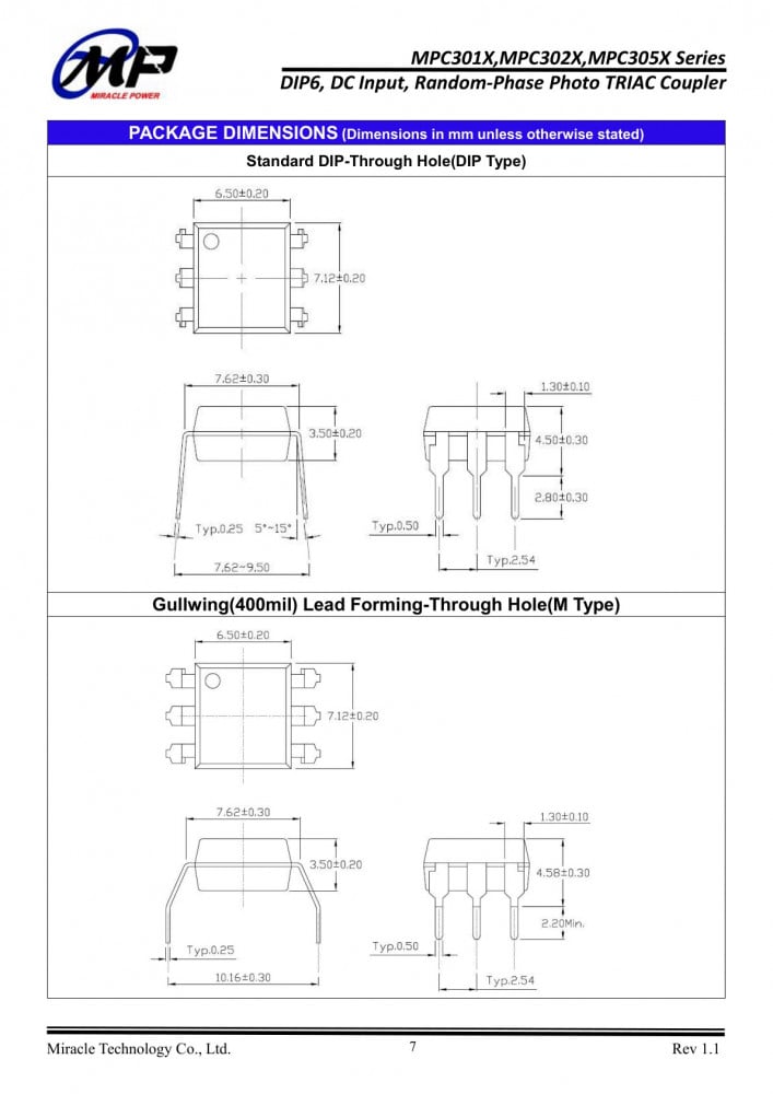 MPC3023-GV datasheet page 7