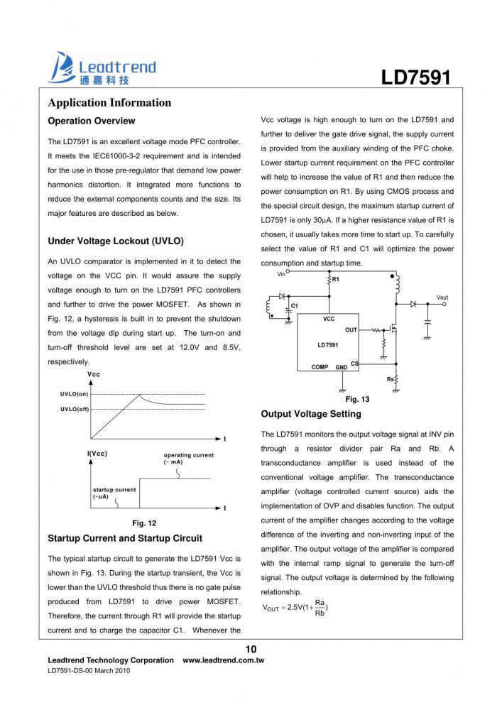 LD7591 datasheet page 10