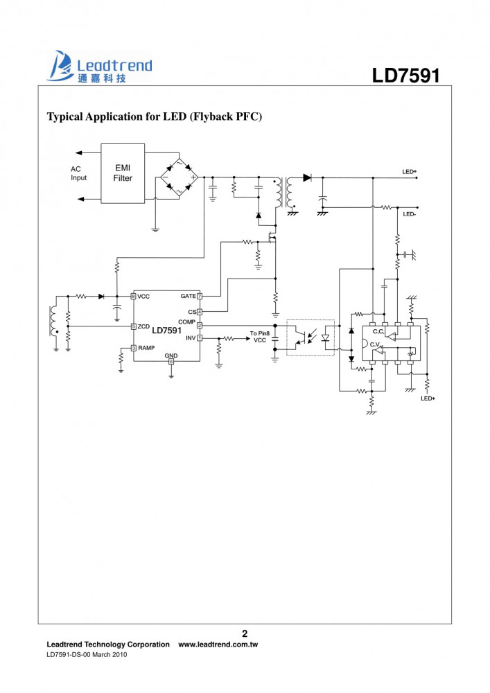 LD7591 datasheet page 2