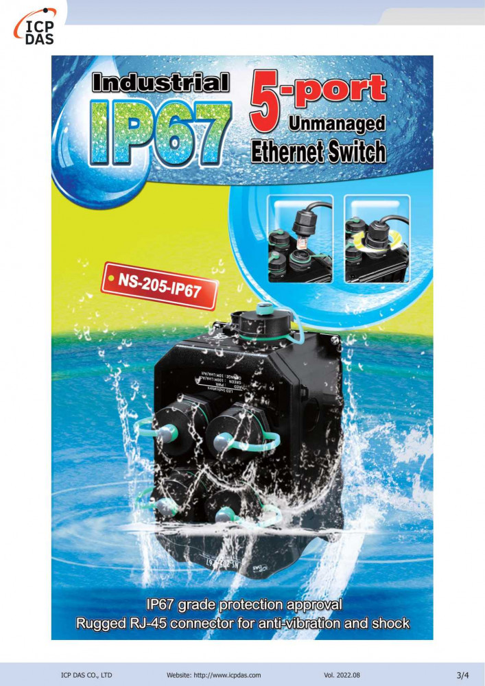 NS-205-IP67 technical document page 3