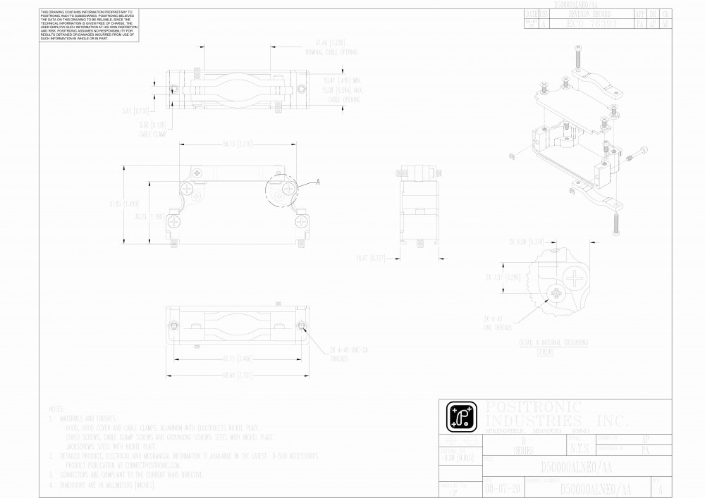D-Series technical drawing preview