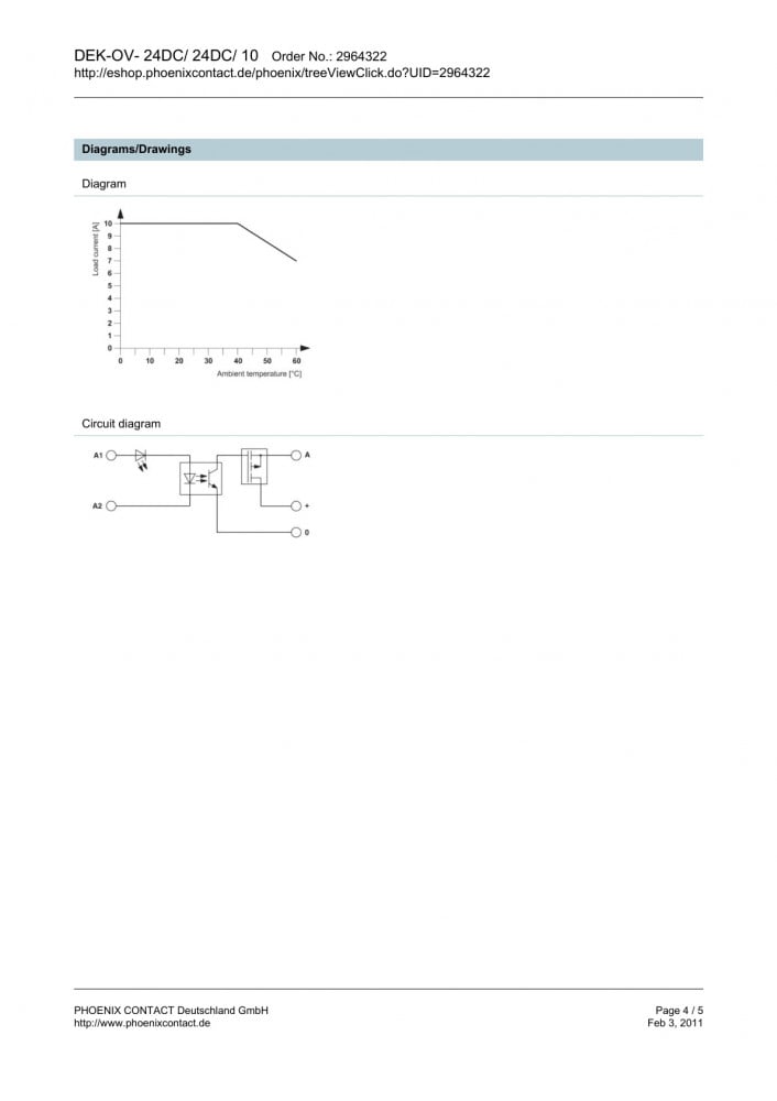 Phoenix Contact 2964322 technical document page 4