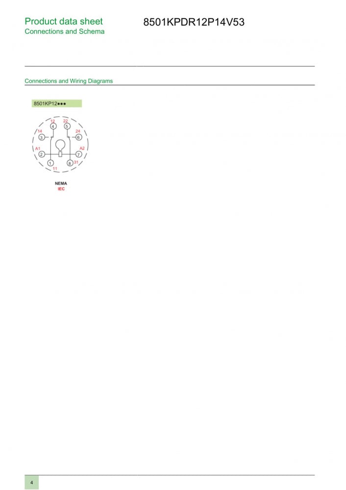 8501KPDR12P14V53 technical document page 4